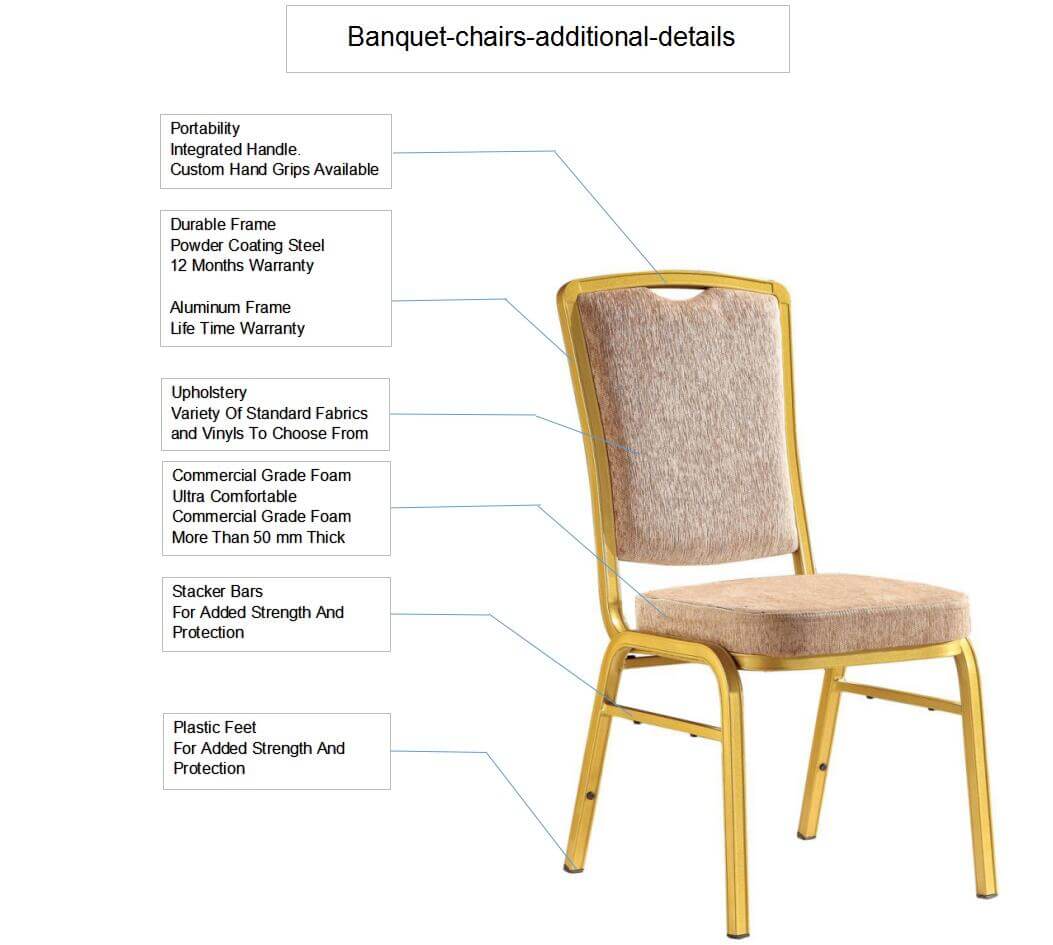 Stackable Banquet Chair With Arms (CAR12) - Foshan Cargo Furniture