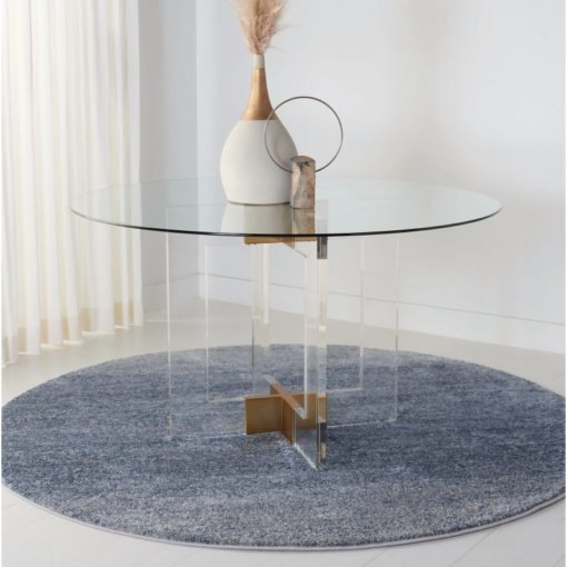 Modern Clear Round Dining Table Wholesale
