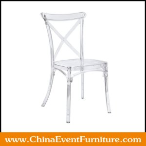 Lightweight Resin Cross Back Chairs Wholesale
